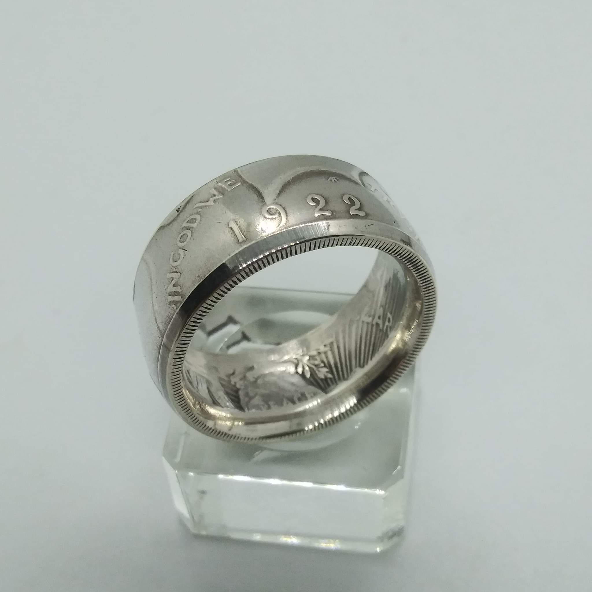 Silver Peace Dollar Ring | The U.S. Coin Works Co.